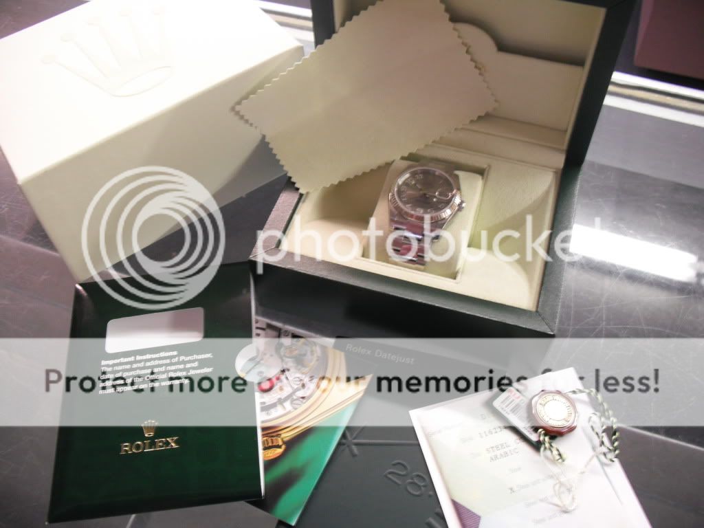 WatchNet: Trading Post: FS-NIB Rolex 116234 concentric arabic dial ...